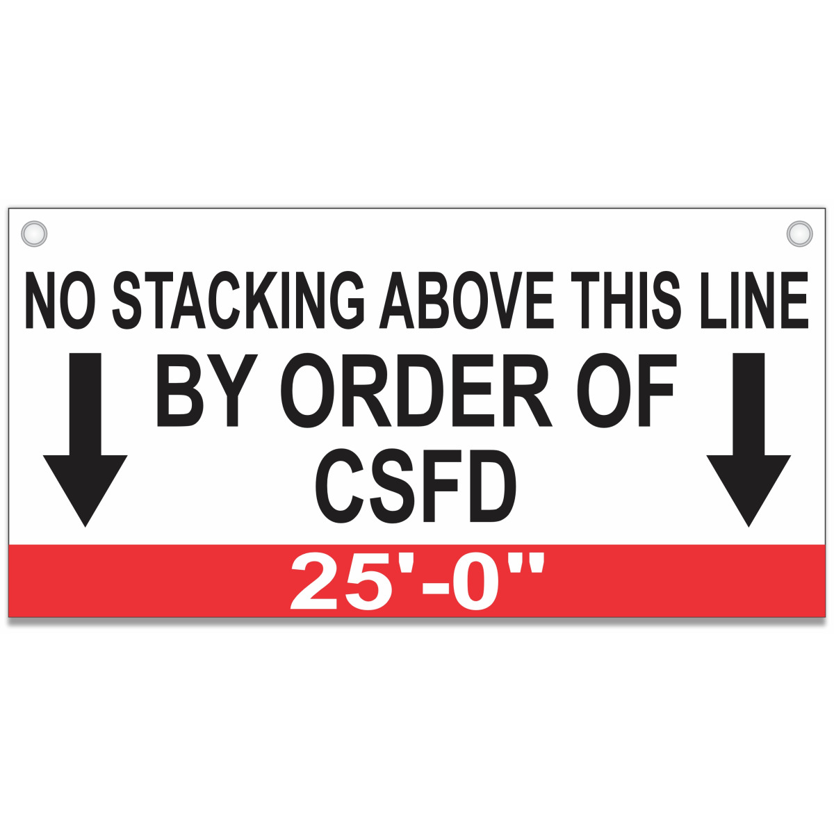 Stacking Height Signs | Display Maximum Stacking Height Stacking Height Signs | Display Maximum Stacking Height