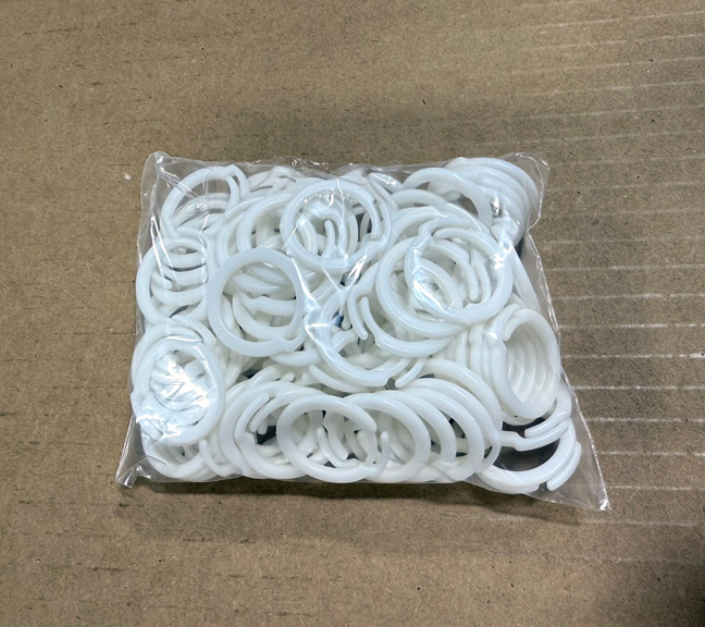 Plastic Snap Rings | Easily Snap On Wire Racks and Shelves