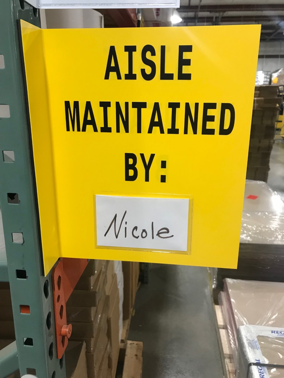 Aisle Signs | Mark Warehouse Locations, Safety & Warnings